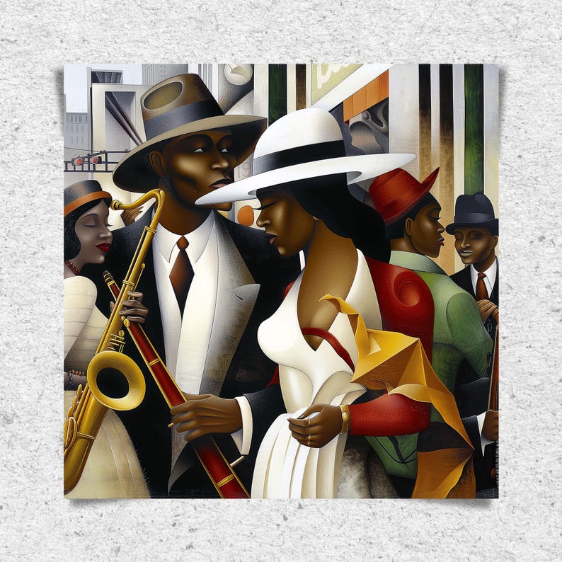 Jazz Musicians of Harlem Art Print - Style 03 - Etsy