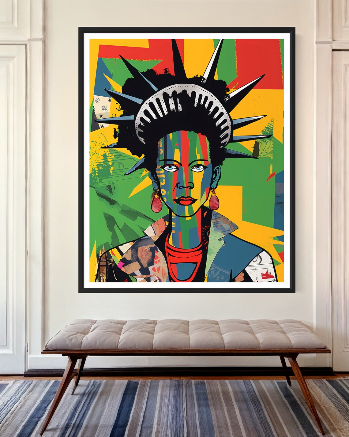 Instant Download Statue of Liberty Art Poster Printable Art African ...