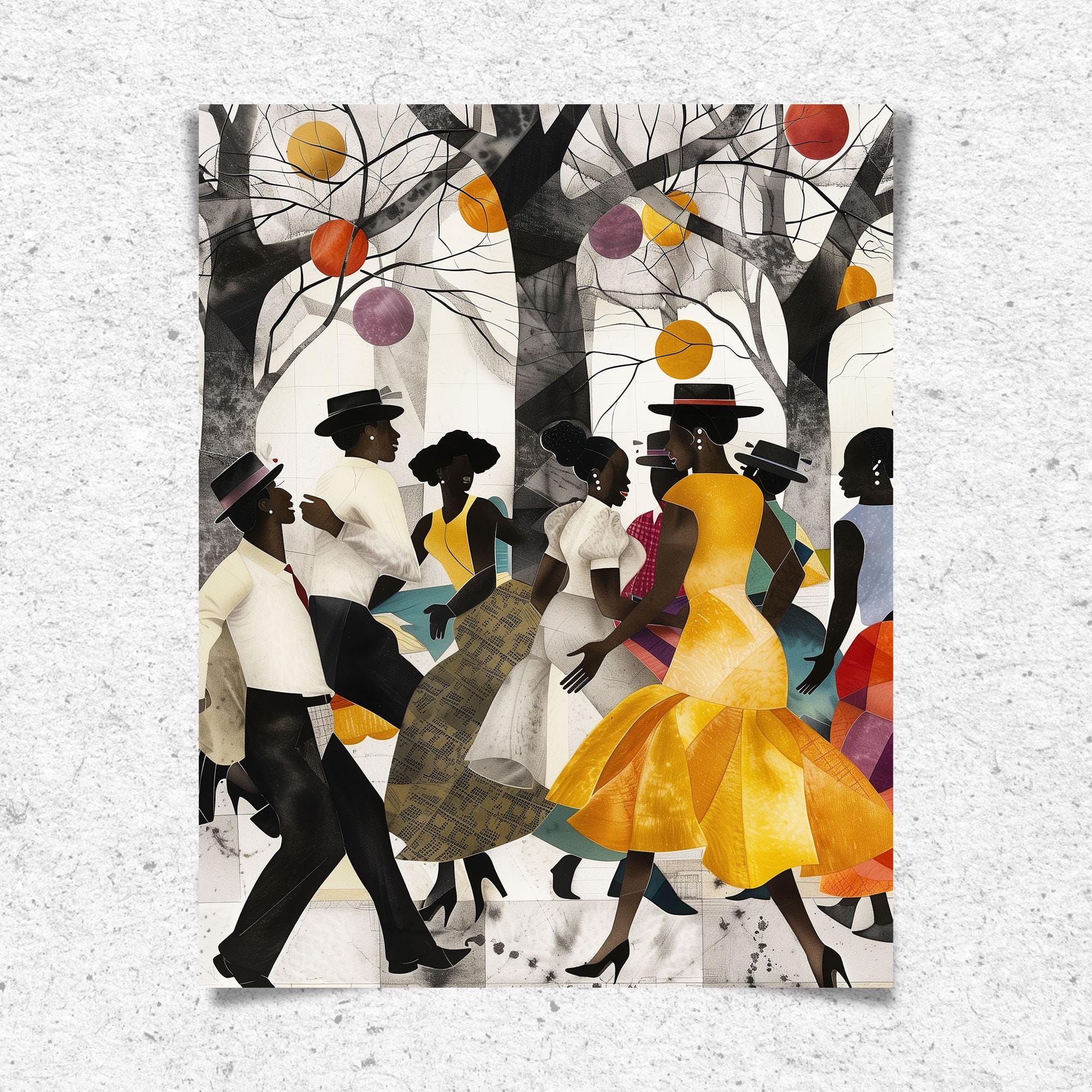 Juneteenth Party Celebration Art Print: Picnic in the Park - Style 15 ...