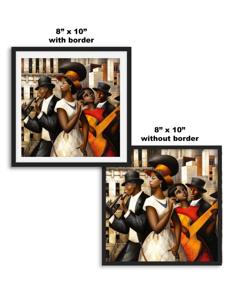 Harlem Renaissance Jazz Musicians Bauhaus Style Art Print - Style 10 - Etsy