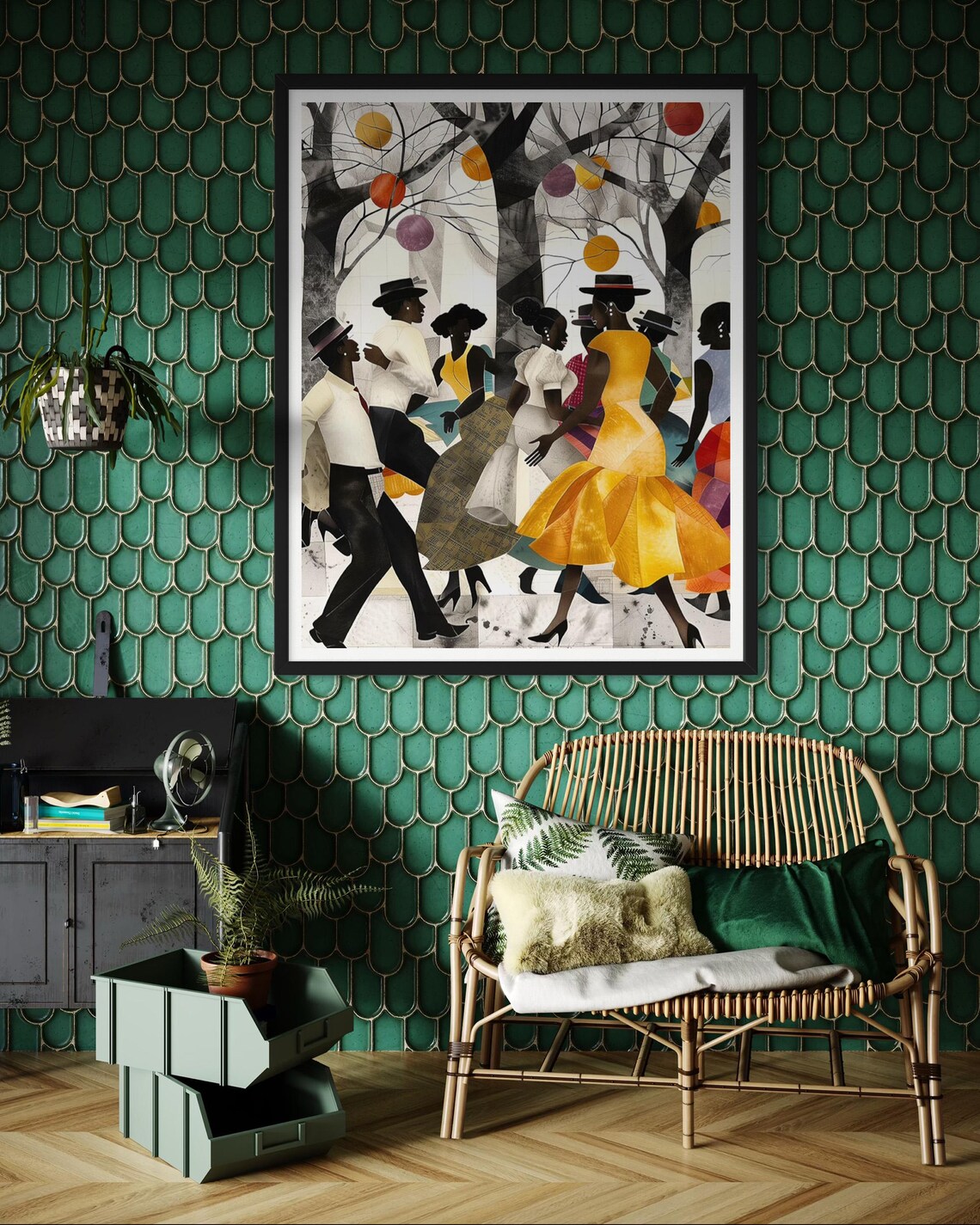 Juneteenth Party Celebration Art Print: Picnic in the Park - Style 15 ...