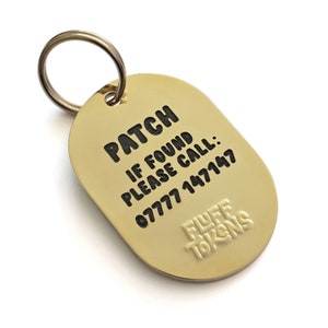 Dog Name Tag, Dog ID Tag, Funny Dog ID Tag, Personalised Dog ID Tag ...