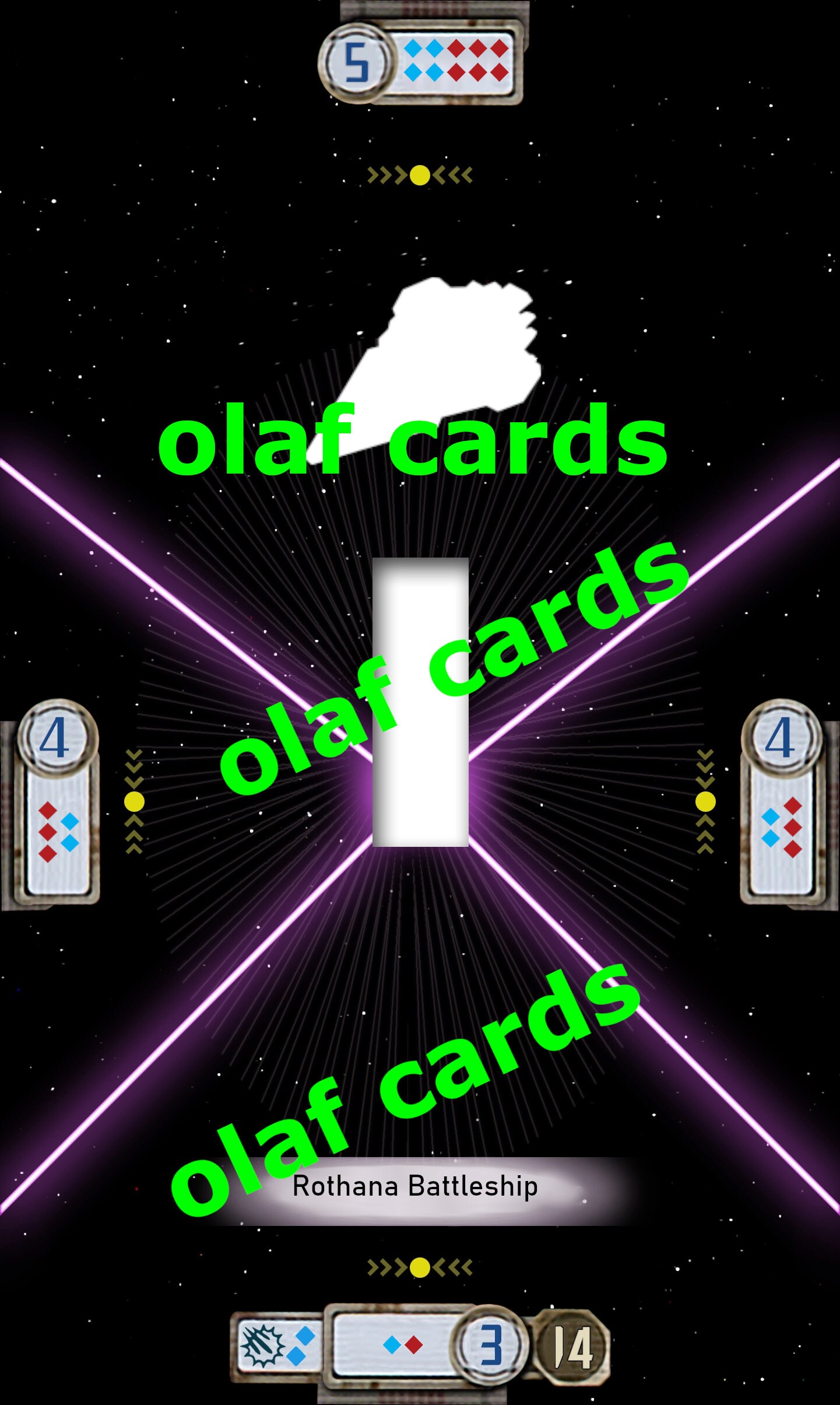 Star Wars Armada Rothana Battleship - Etsy