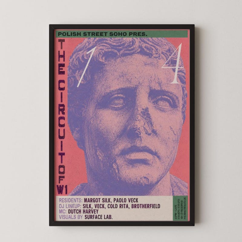 Underground Rave Poster - Etsy