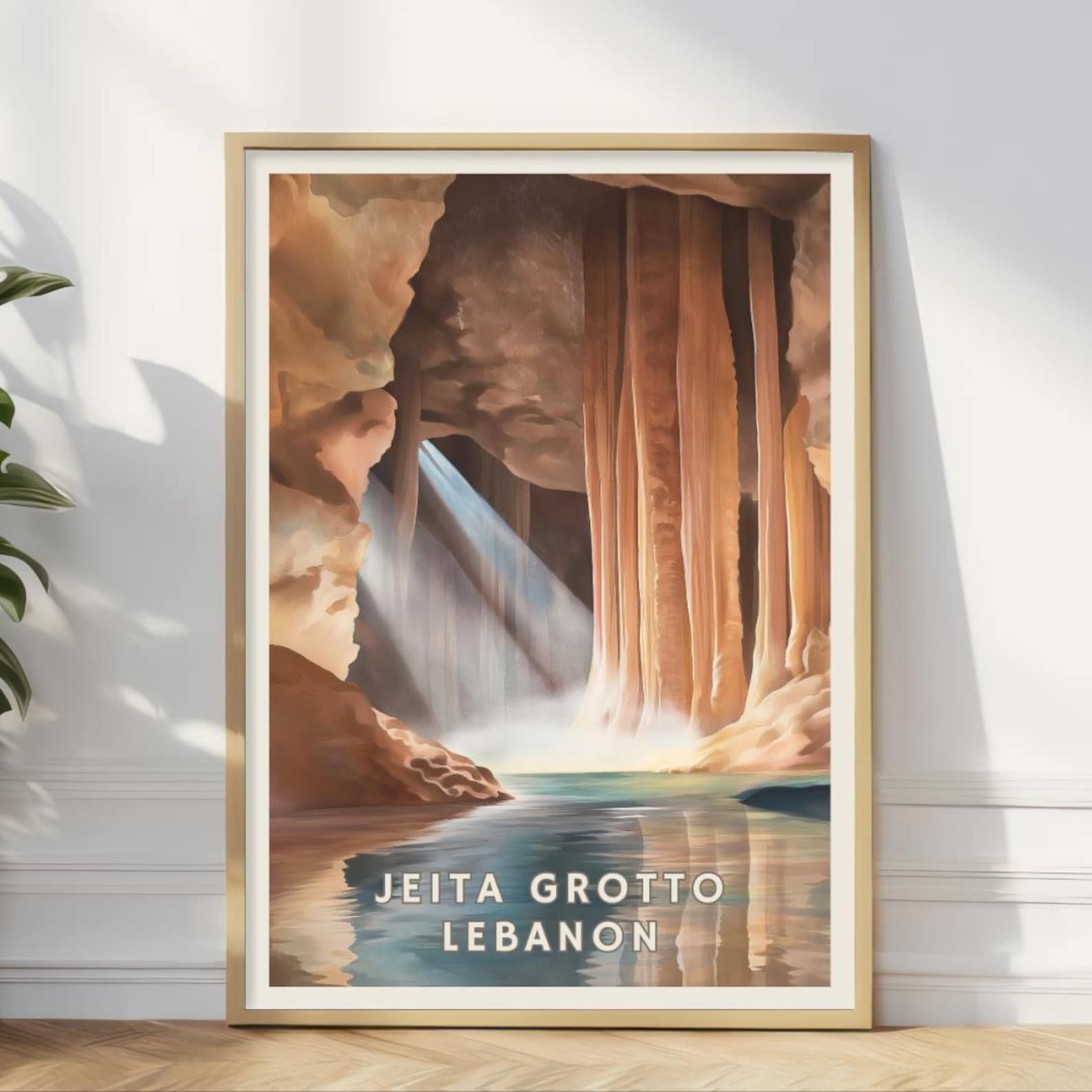 Jeita Grotto Lebanon Print: Cave Landscape Wall Art - Etsy