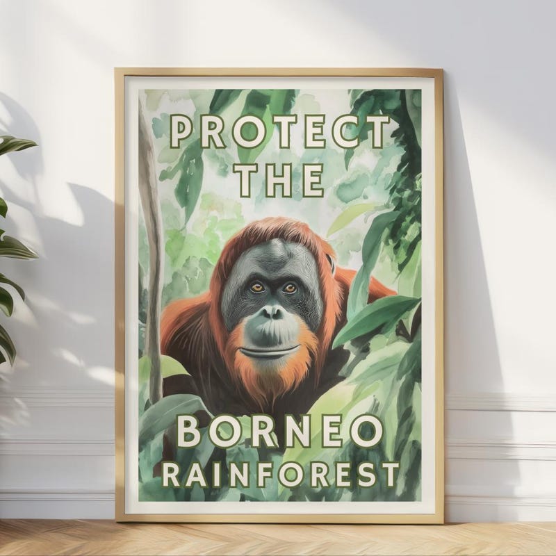 Endangered Animal Poster - Etsy