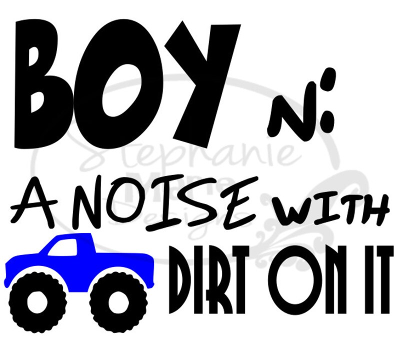 Boy-noun-a Noise With Dirt on It-svg Cut File for Use With Silhouette ...