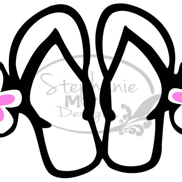 Flip Flop Svg - Etsy