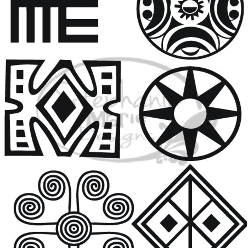 African Symbols Svg - Etsy