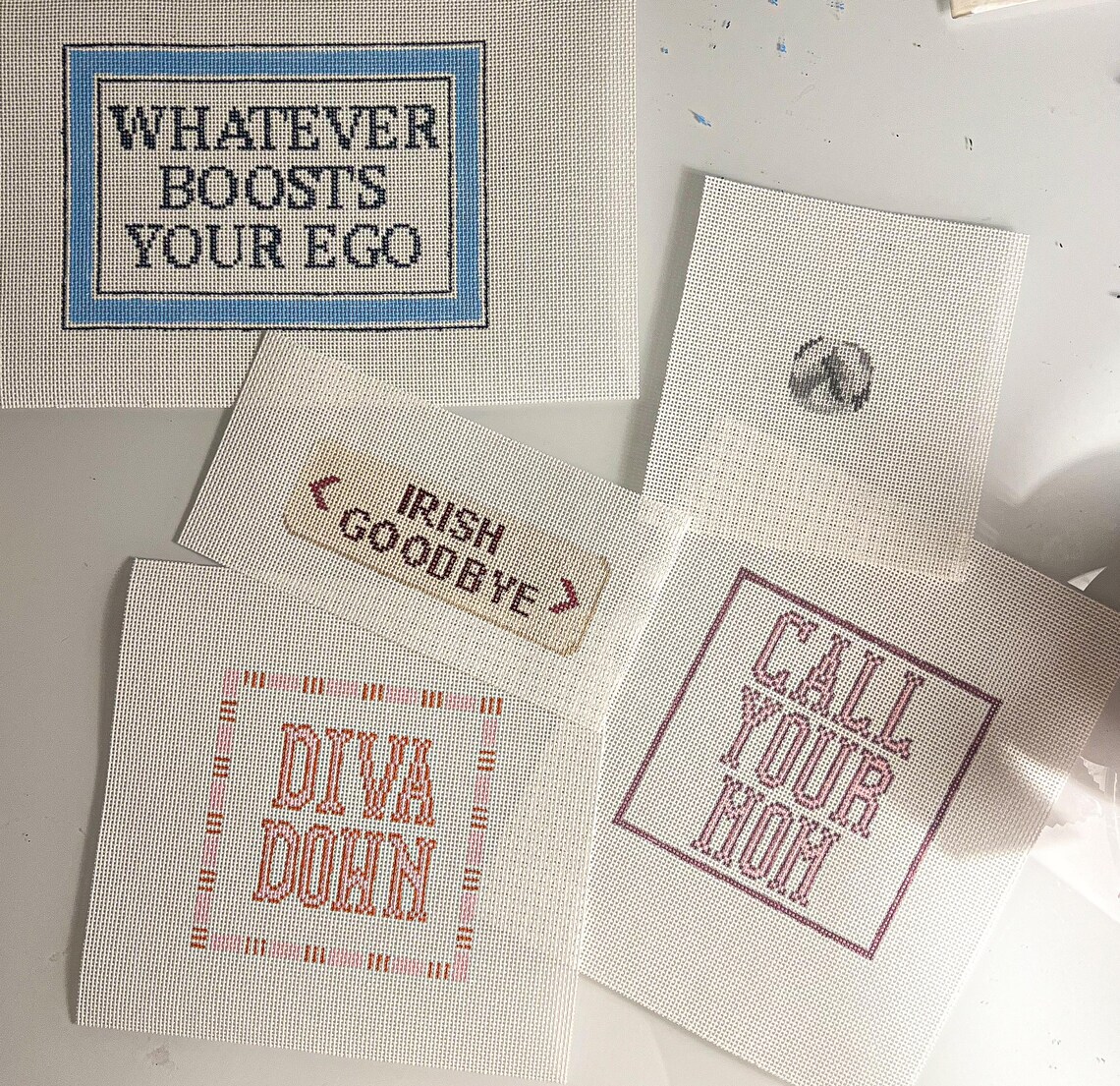 Irish Goodbye Exit Sign Needlepoint Canvas - Etsy