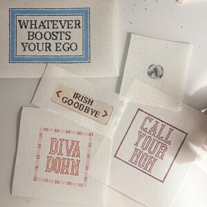 Irish Goodbye Exit Sign Needlepoint Canvas - Etsy