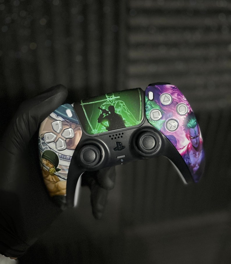 Anime Manga One Piece Zoro Custom Playstation 5 PS5 Dualsense ...