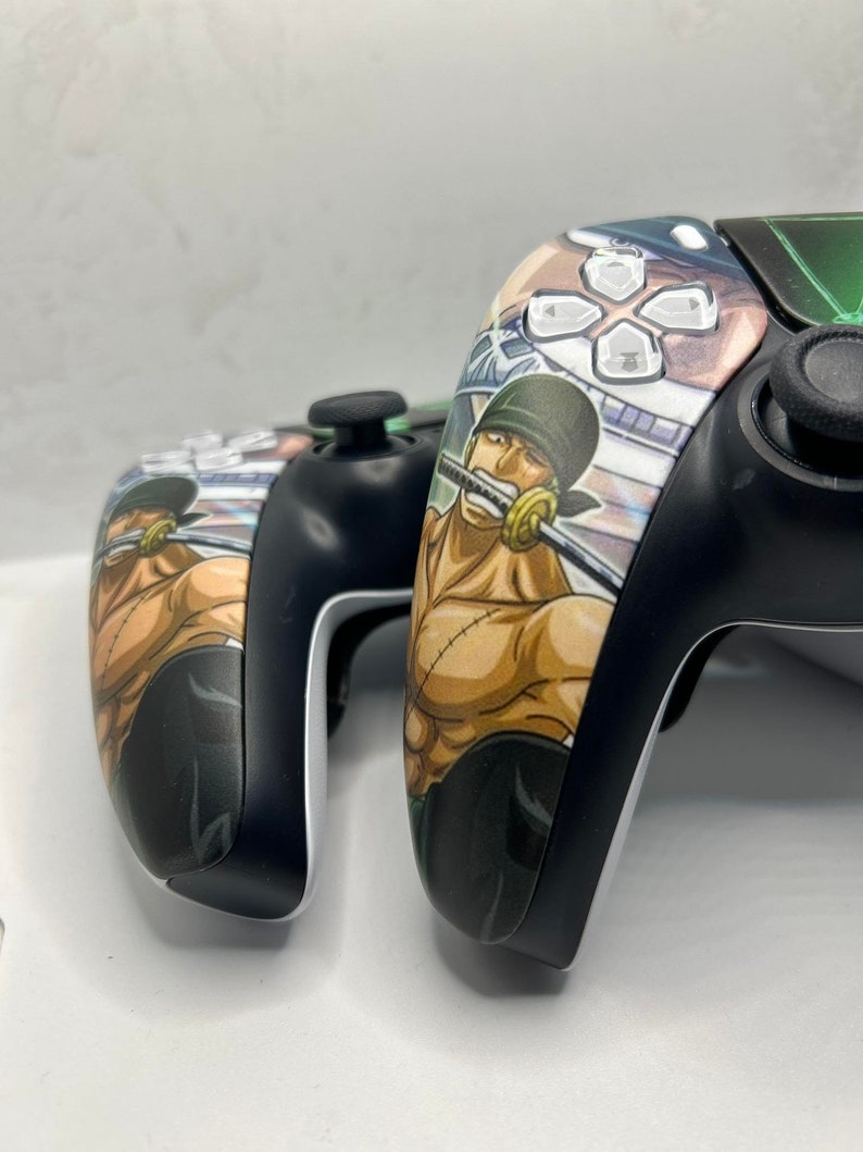 Anime Manga One Piece Zoro Custom Playstation 5 PS5 Dualsense ...