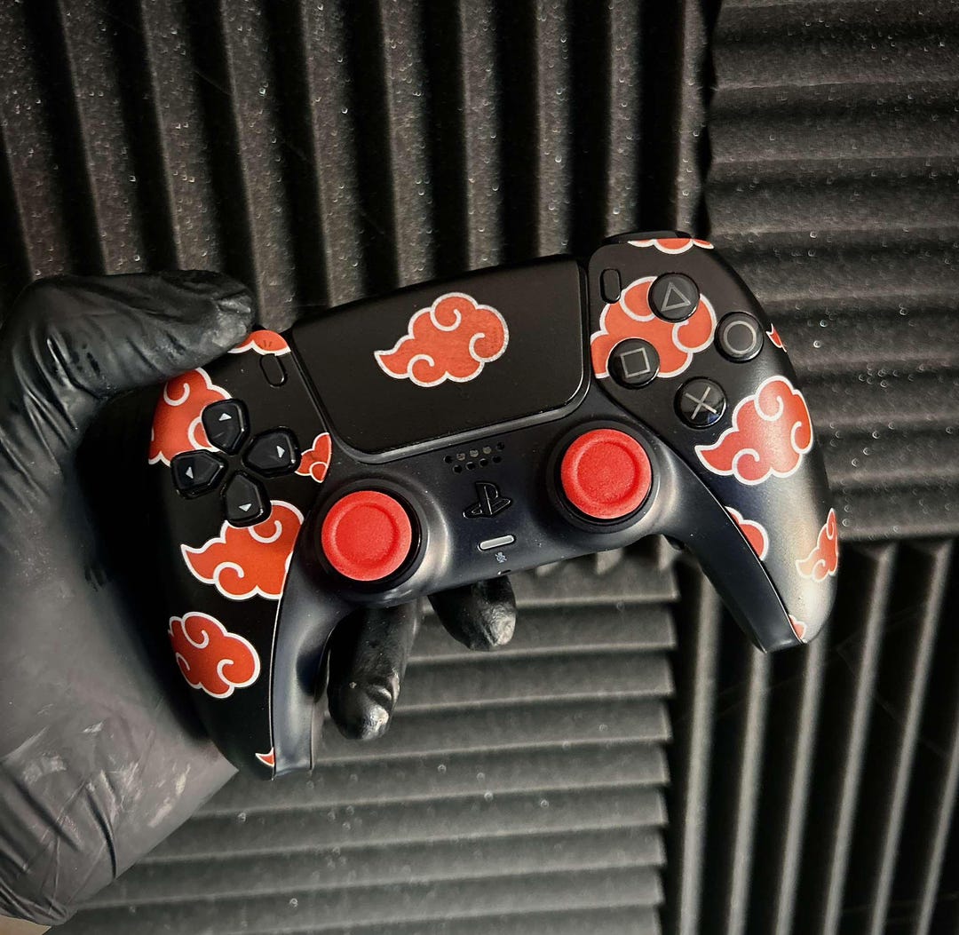 Anime Manga Akatsuki Clouds Custom Playstation 5 PS5 Dualsense ...