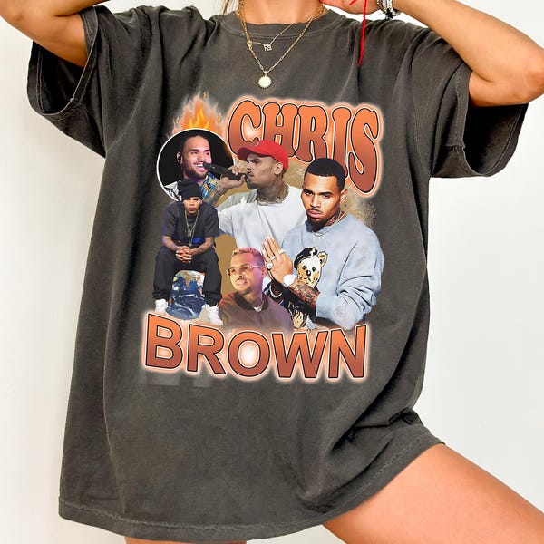 Chris Brown Music T Shirt - Etsy