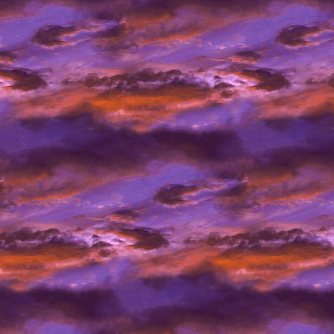 Blank Quilting Natural Beauties Sky Purple Cotton Fabric by the Yard - Etsy