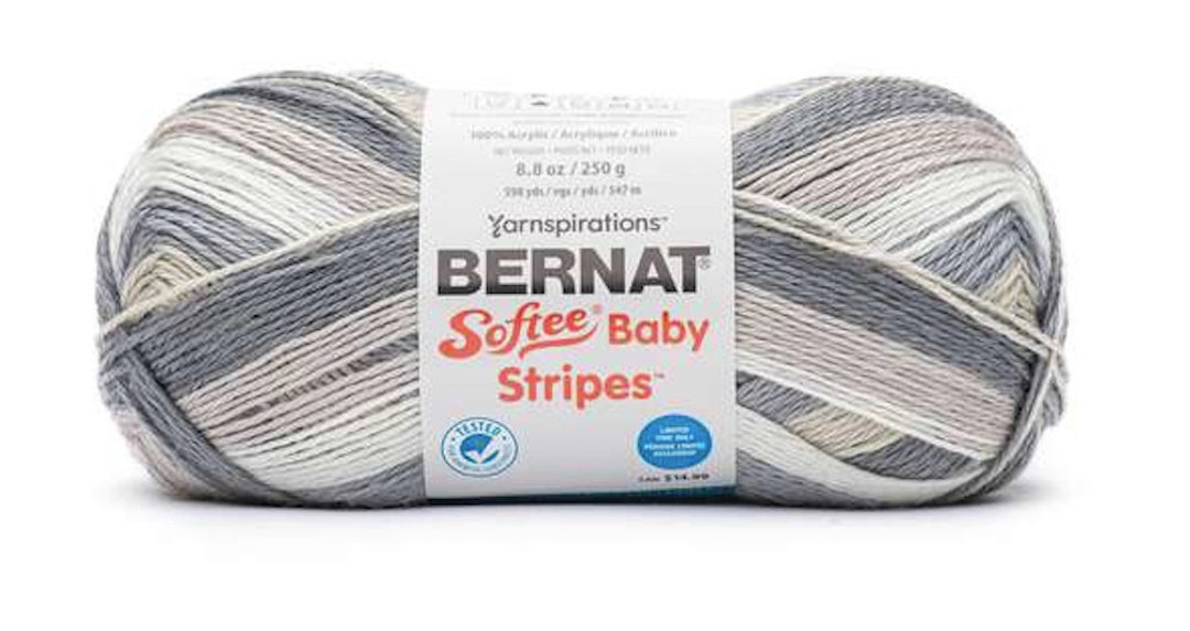 Bernat Softee Baby Stripes Pebbles 250g Knitting & Crochet Yarn - Etsy