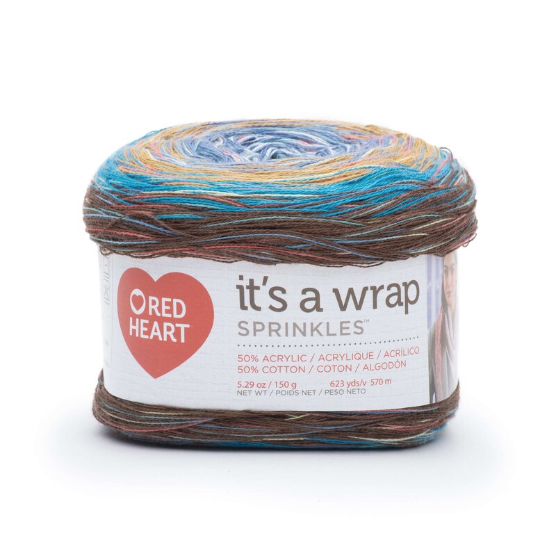 Red Heart Roll With It Melange Yarn - Etsy