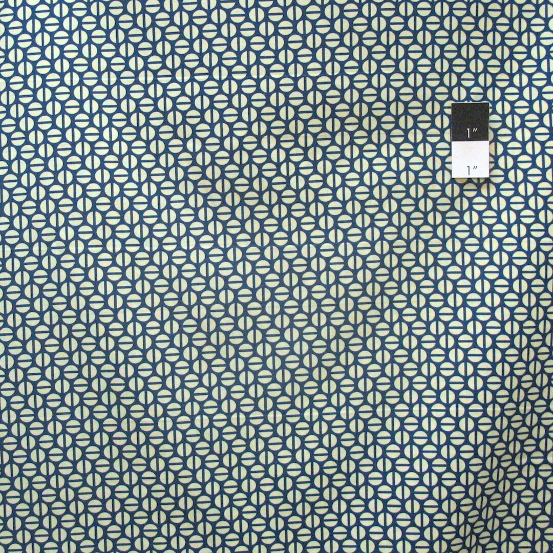 Heather Bailey True Colors PWTC036 Divvy Dot Navy Cotton Fabric by the ...