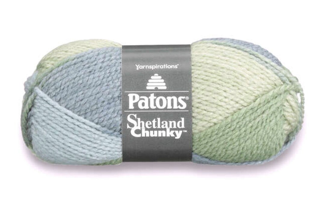 Patons Shetland Chunky Country Sky Wool Blend Knitting & Crochet Yarn ...