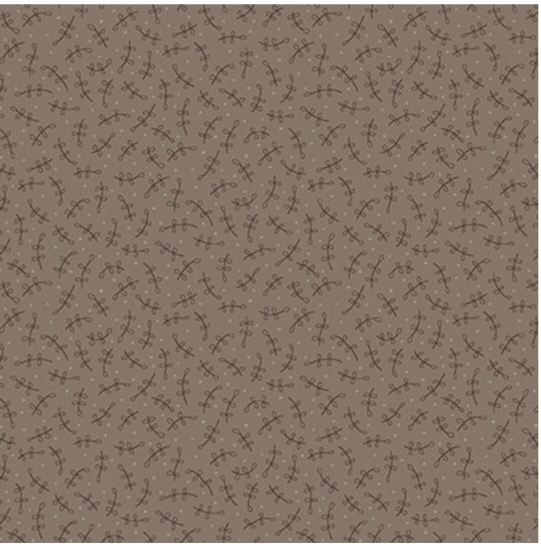 Henry Glass O Christmas Tree Leaves Seal Brown Fabric by the Yard - Etsy