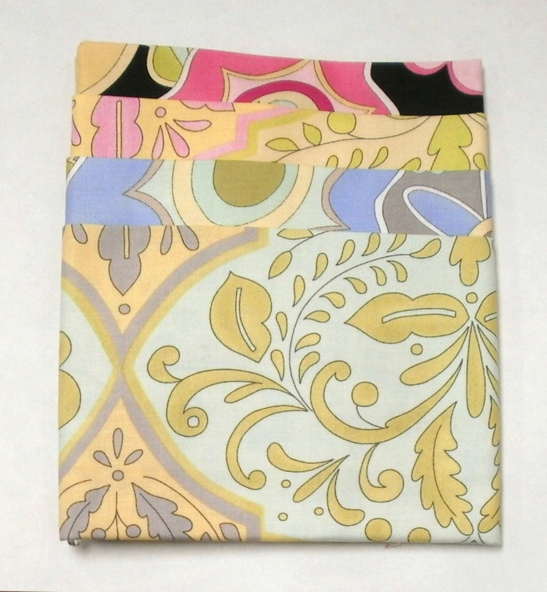 Dena Designs Snowflower Collection 4-pack Fat Quarter Bundle - Etsy