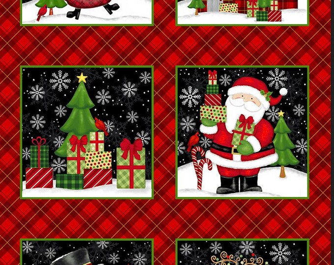 Studioe Merry Town 24" Block Panel Holiday Fabric by the Panel - Etsy