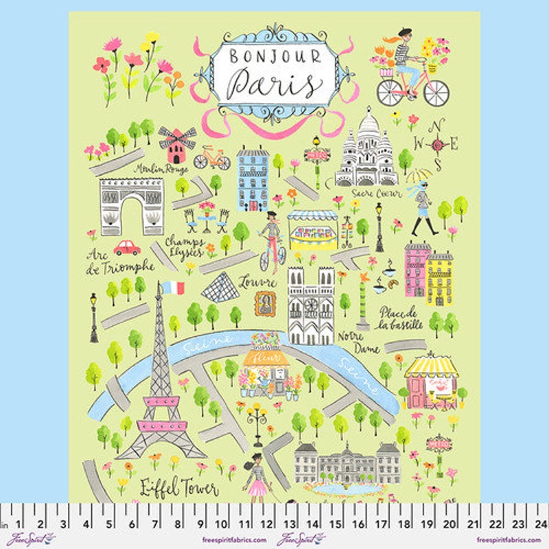 Paris Quilt Panel - Etsy