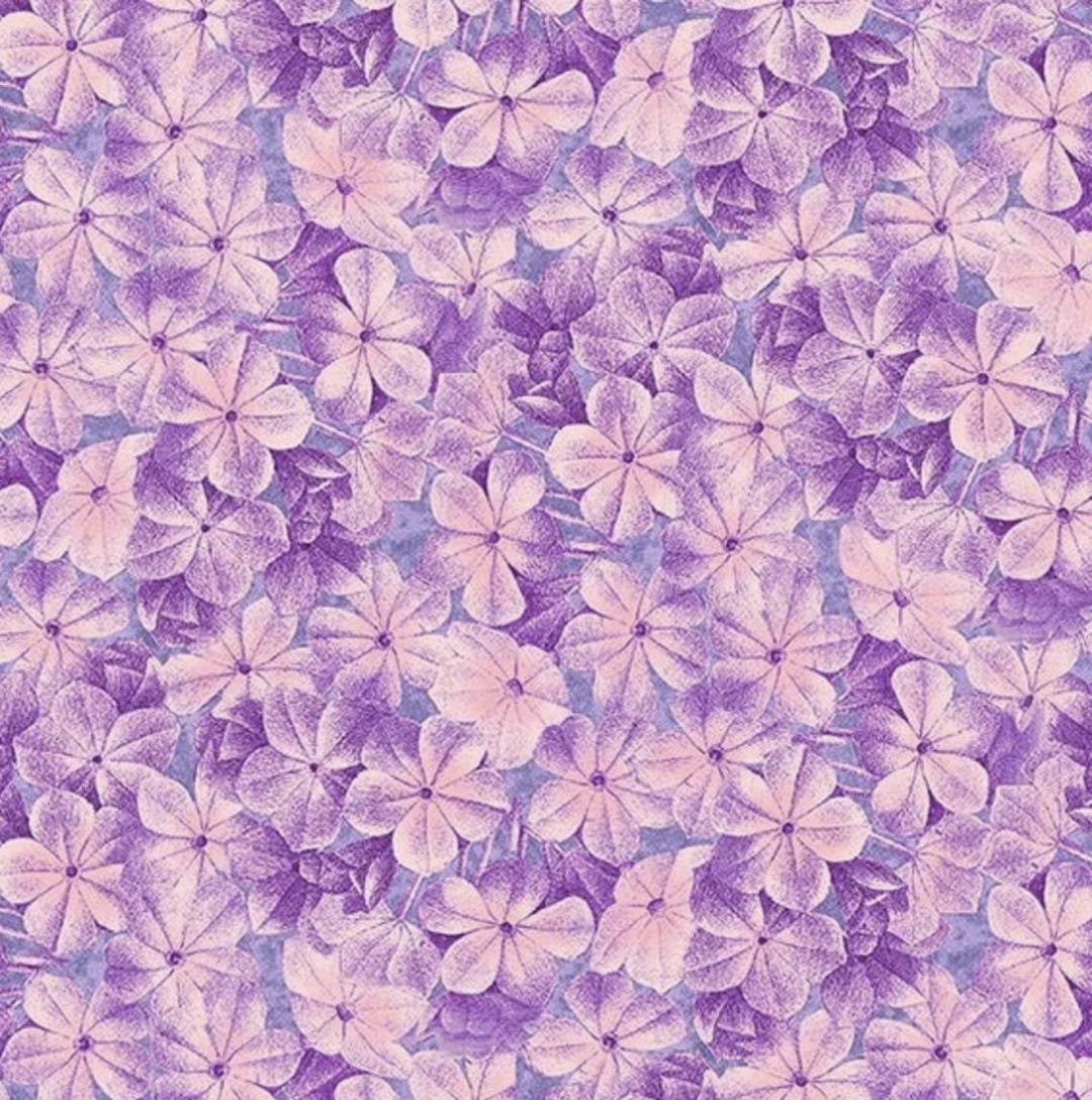 Blank Quilting Victoria Periwinkle Purple Cotton Fabric by the Yard - Etsy