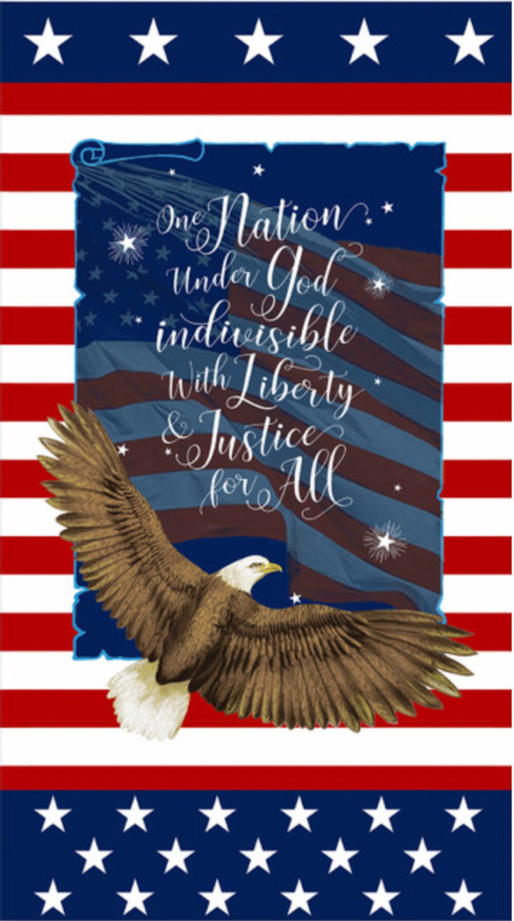 Henry Glass One Nation Nation 24 Panel Fabric by the Panel - Etsy