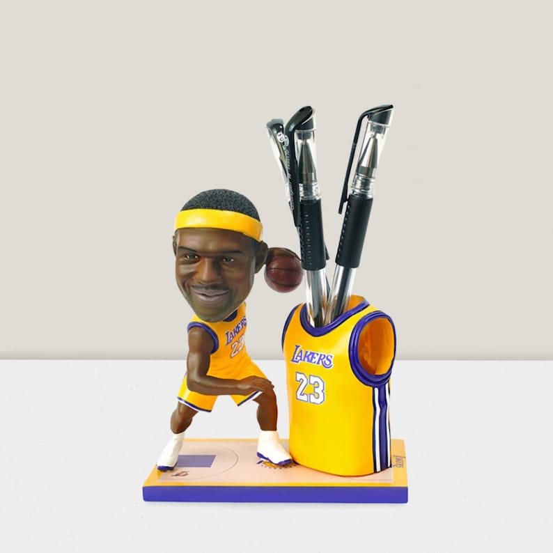Lebron James Lakers NBA Bobblehead Christmas Gift • Iconic Shaking Head ...