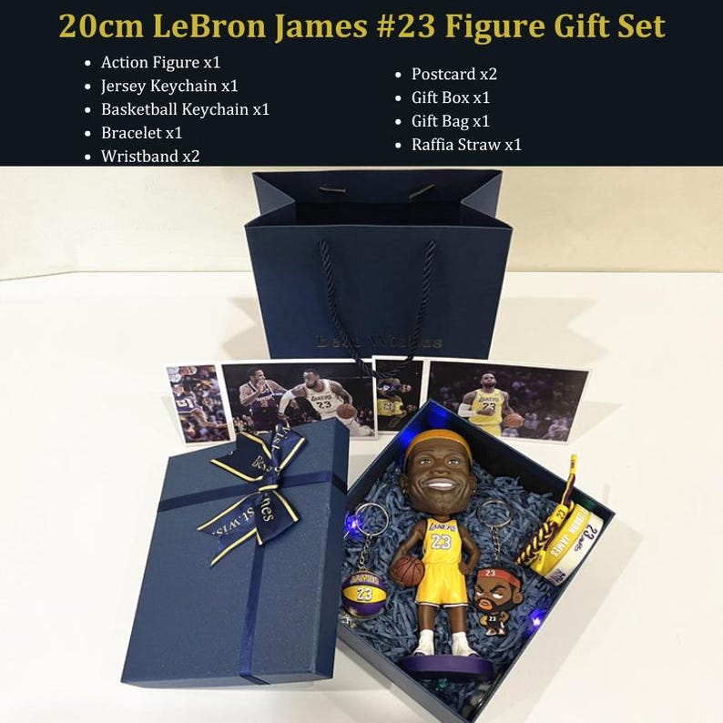 Lebron James Lakers NBA Bobblehead Christmas Gift • Iconic Shaking Head ...