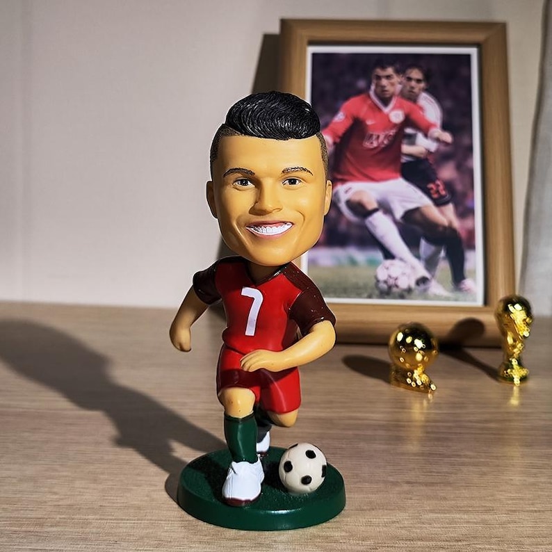 FIFA World Cup Soccer Bobblehead • Cristiano Ronaldo, Messi, Mbappé ...