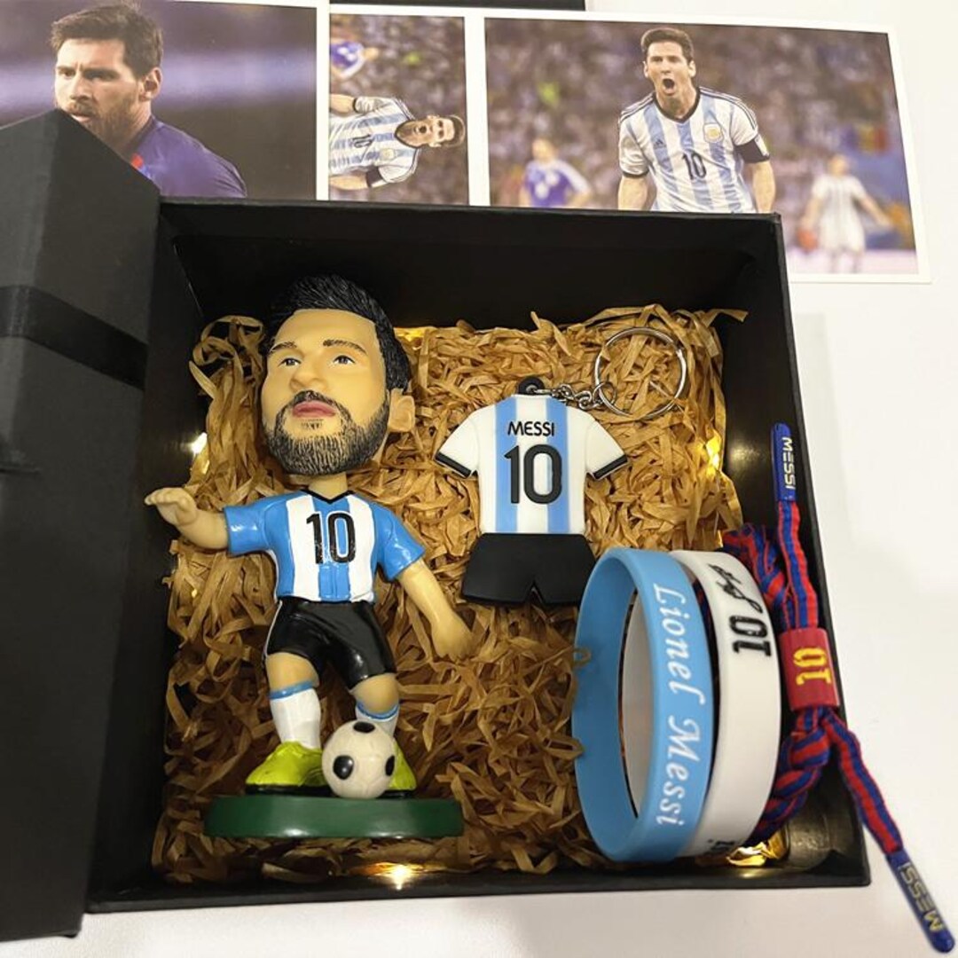 Unique Gift for Him | Soccer Gift Set - Lionel Messi, Neymar, Cristiano ...