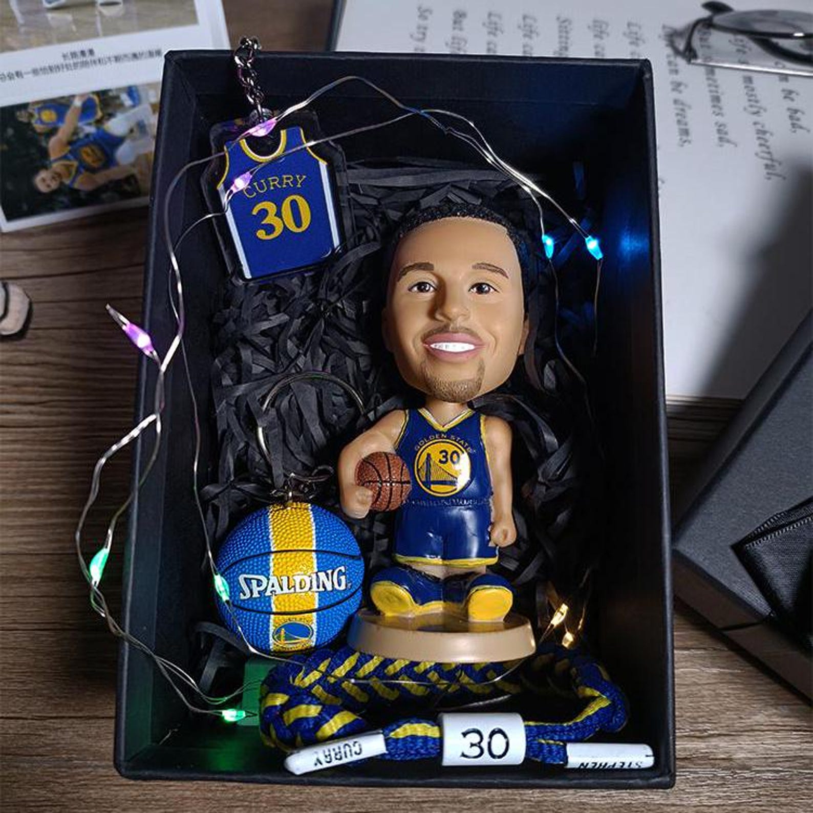 Unique Gift for Him | Basketball Gift Set for NBA Fans - Bobblehead ...