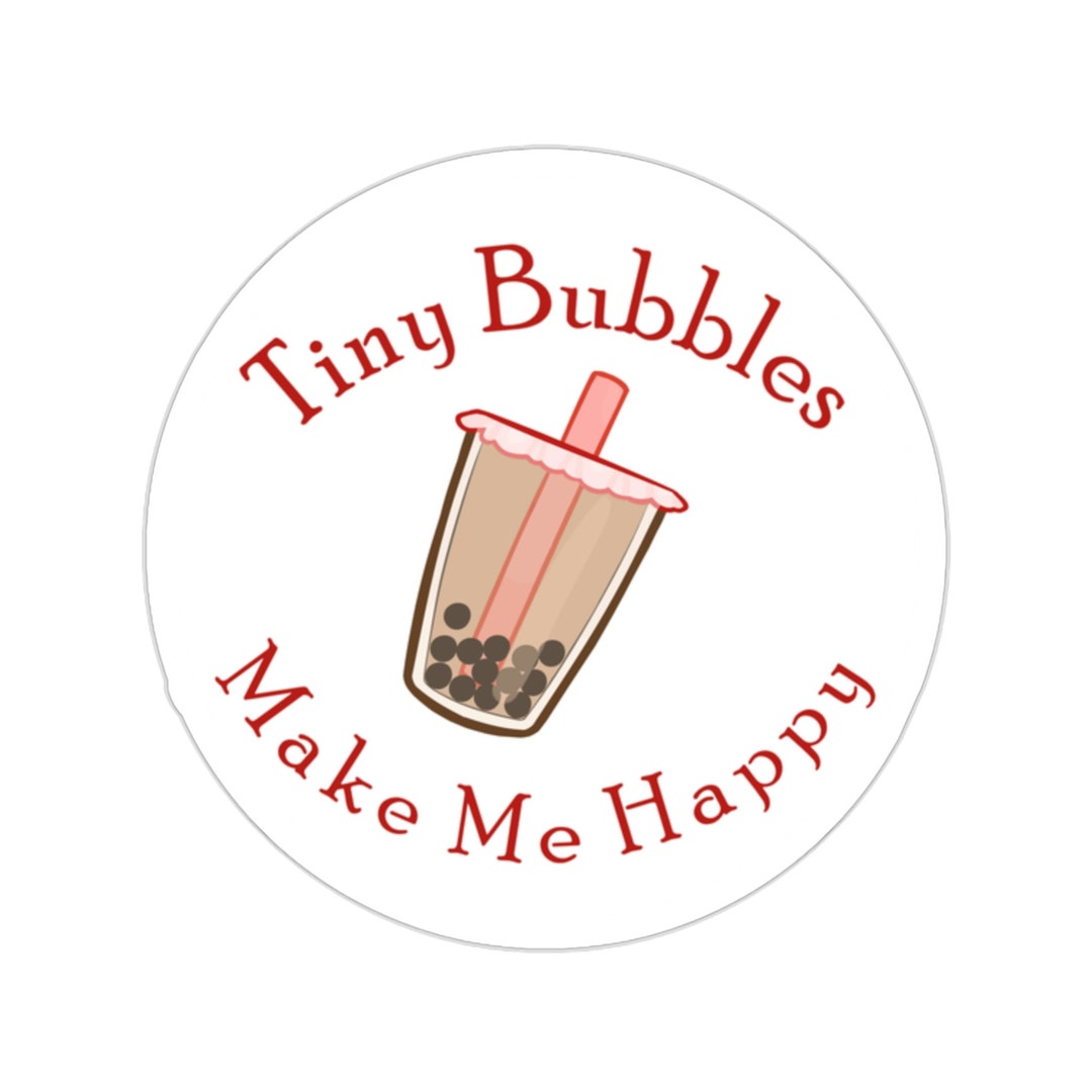 Boba Tea Kiss-cut Stickers - Etsy