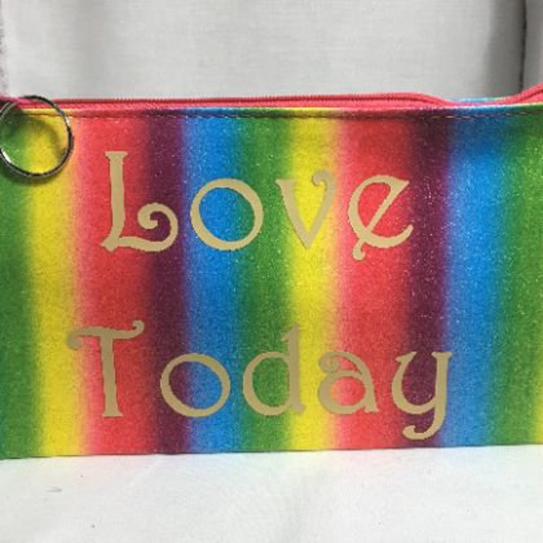 Rainbow Glitter Make up Tote Pouches (variety) - Etsy