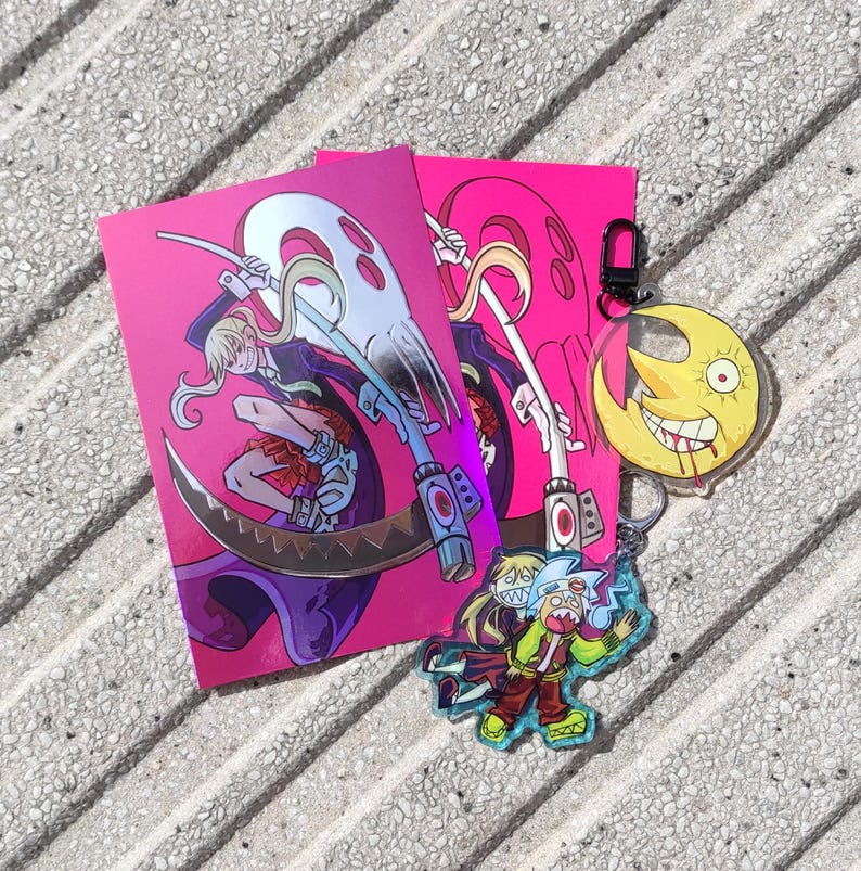 Soul Eater Print and Keychains - Etsy