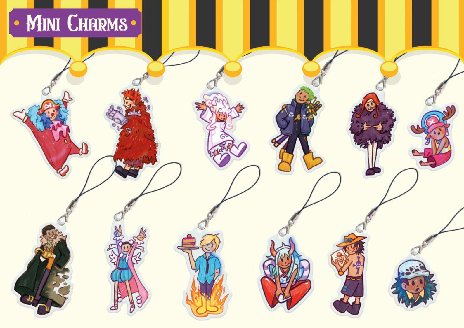 One Piece: Mini Charms - Etsy Canada