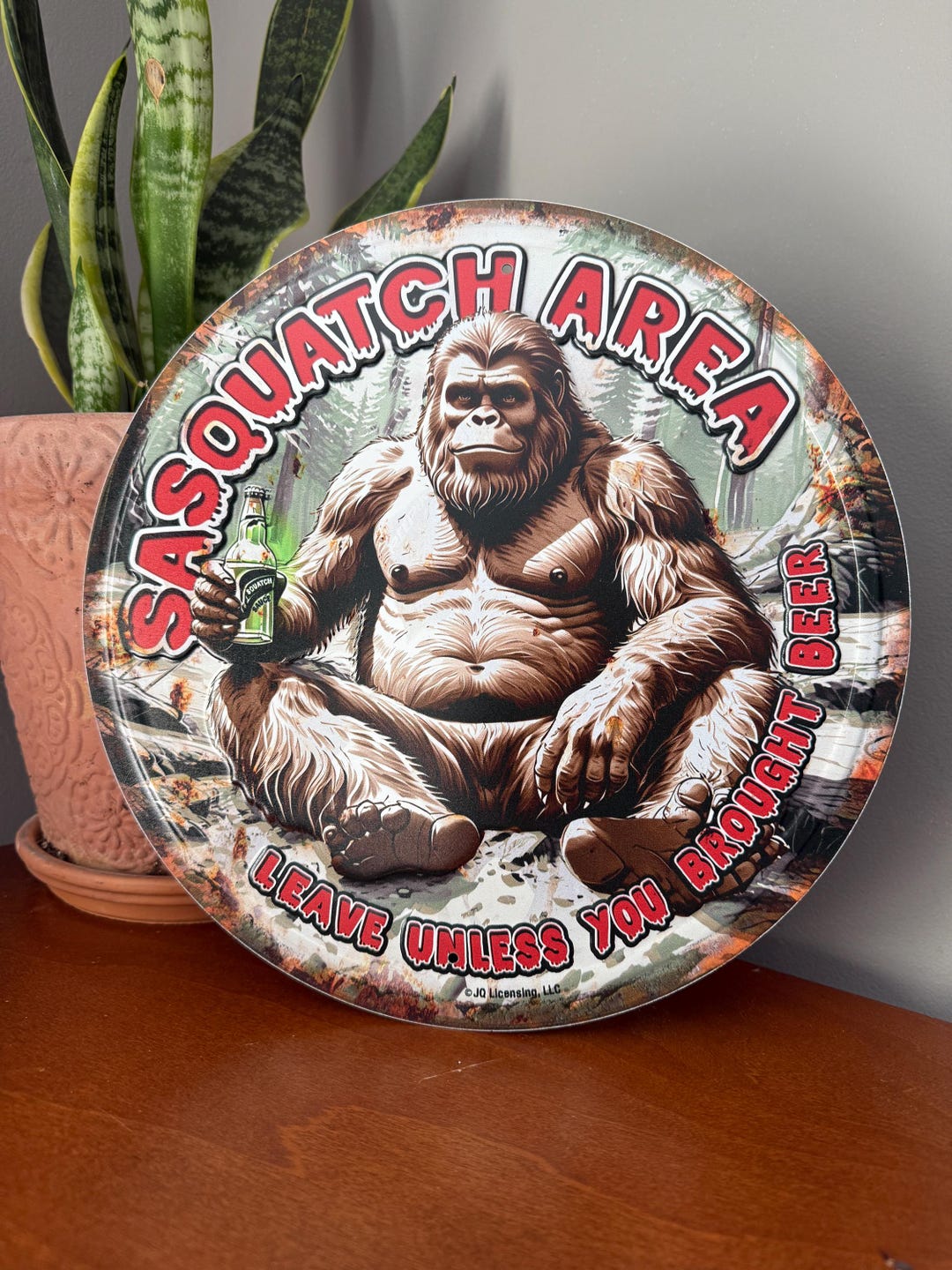 Sasquatch Metal Sign BUNDLE Big Foot Sign Sasquatch Bar Signage Bigfoot ...