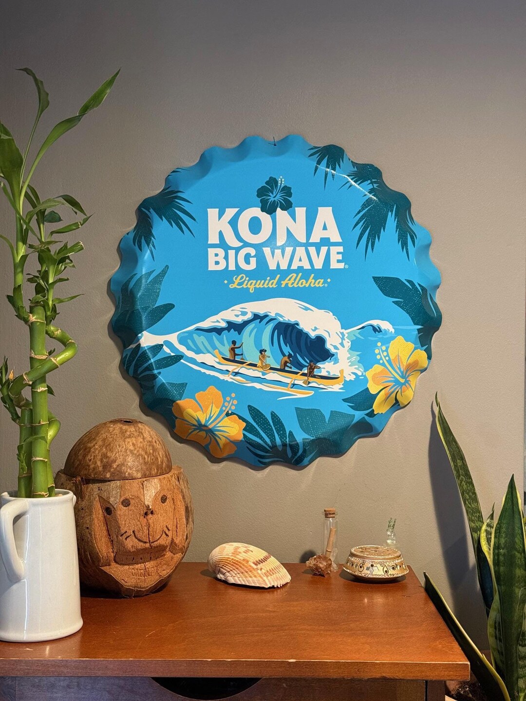 Kona Beer Bottle Cap Signs Basement Bar Wall Decor 21st Birthday ...