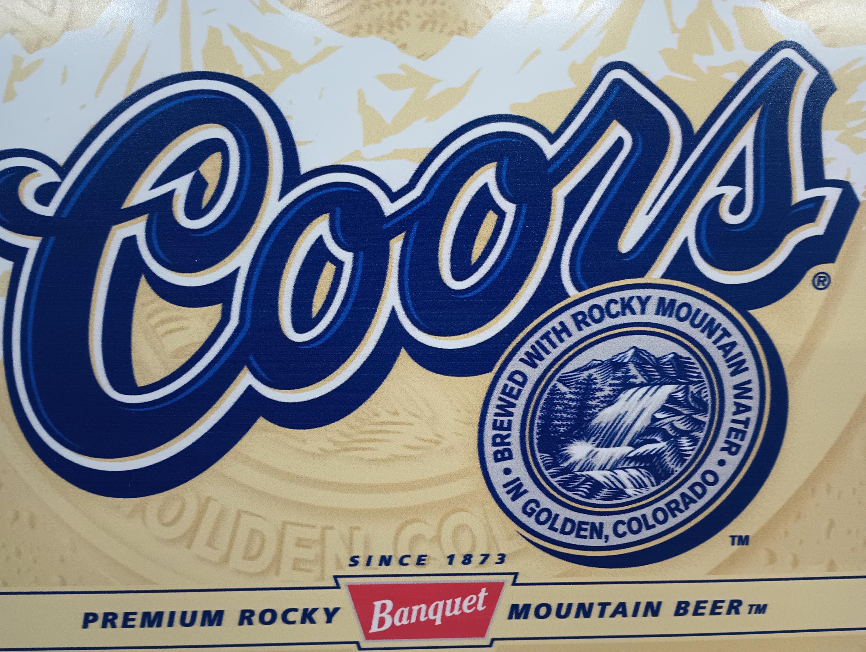 Coors Golden Beer Sign Basement Bar Signage Coors Banquet Coors Light ...