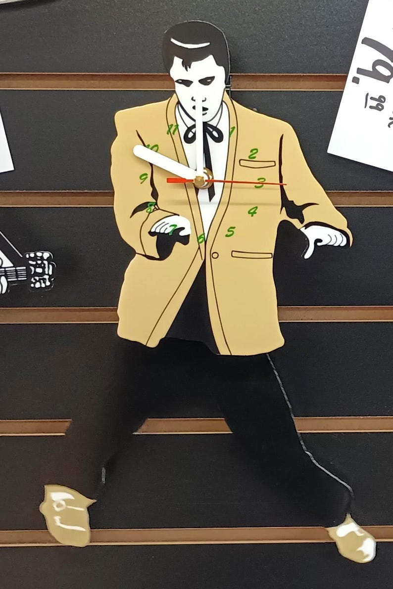 Elvis Pendulum Clock Elvis Presley Memorabilia Gifts for Elvis Fans ...