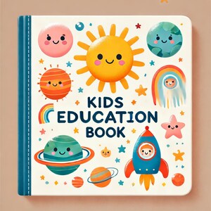 50 Pages | Kids Education Book With Exercises | 27 Education Pages | 16 ...