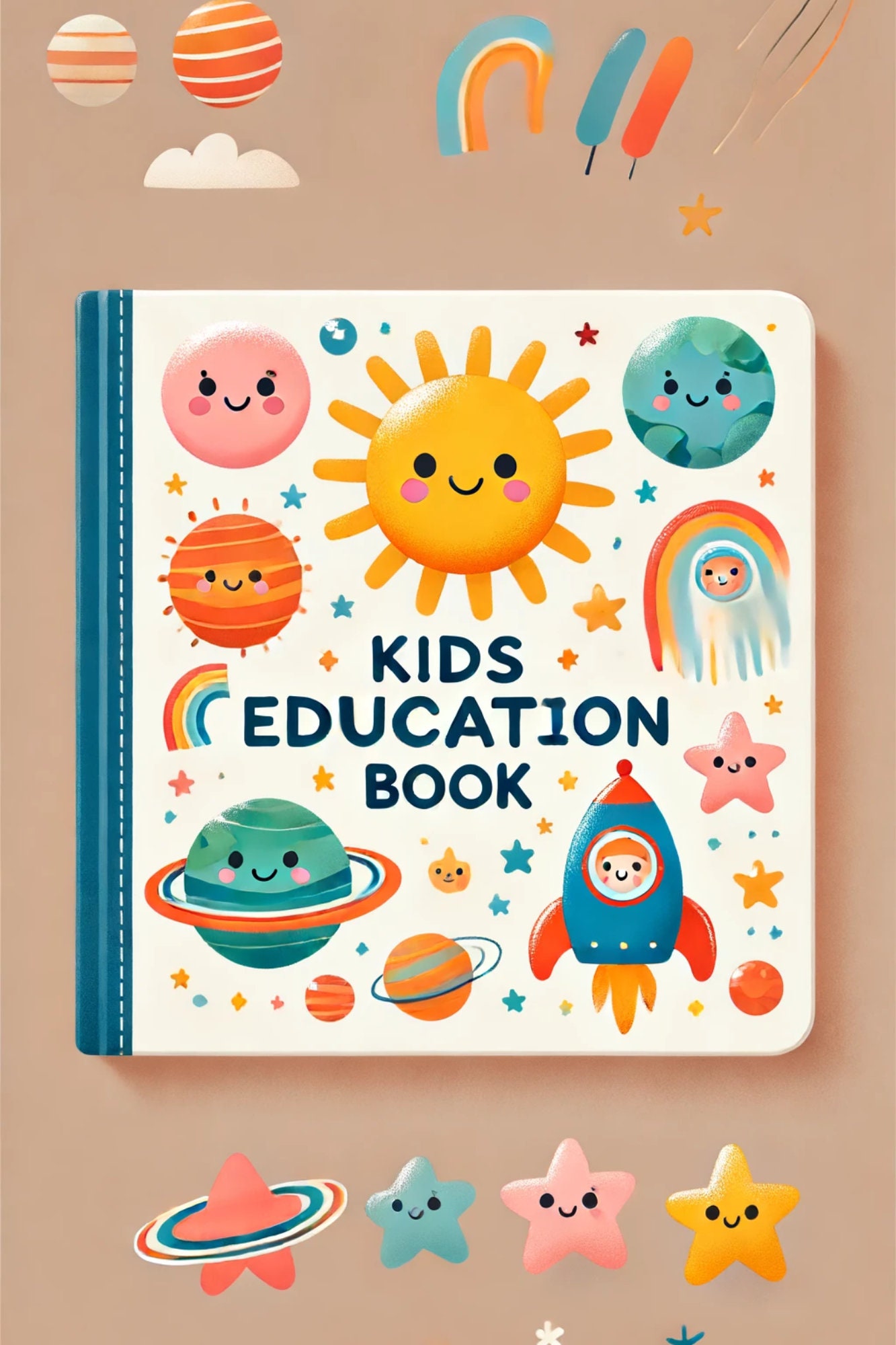 50 Pages | Kids Education Book With Exercises | 27 Education Pages | 16 ...