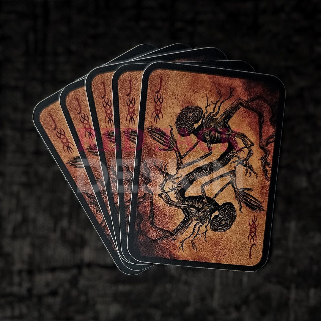 Amygdala Playing Card Sticker - Etsy