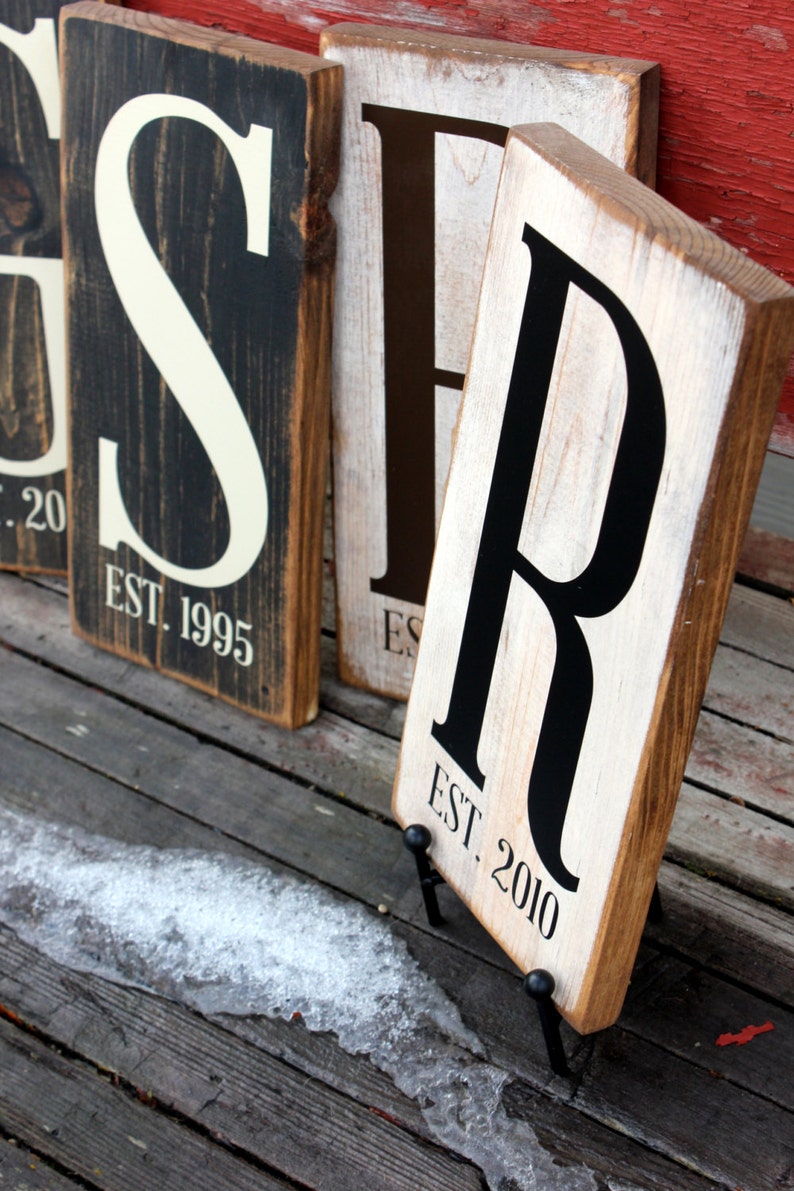 Personalized Monogram With Established Year Sign - Etsy