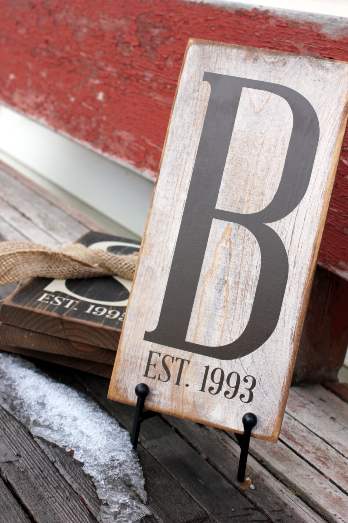 Personalized Monogram With Established Year Sign - Etsy