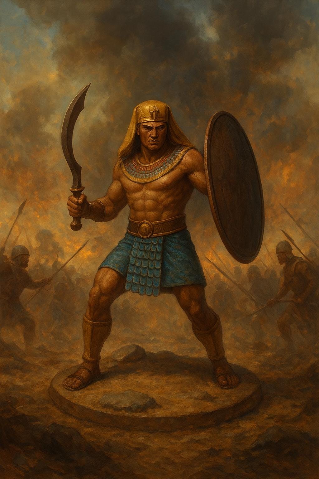 Ancient Egyptian Warrior STL | Pharaoh Guard Miniature | Historical 3D ...