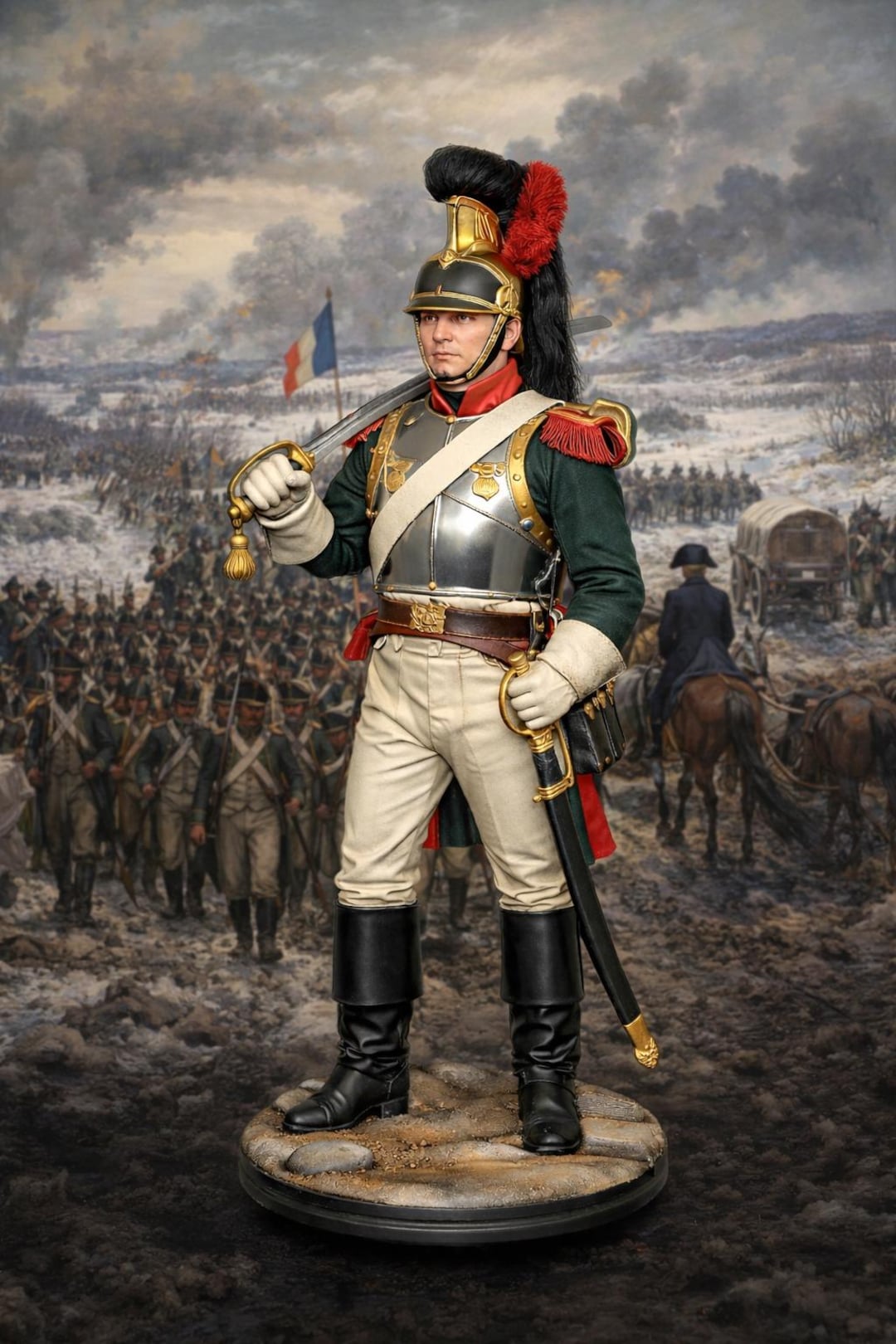 Napoleonic French Cuirassier STL File – Heavy Cavalry Soldier 1805–1815 ...